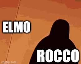 Elmo vs rocco - Imgflip
