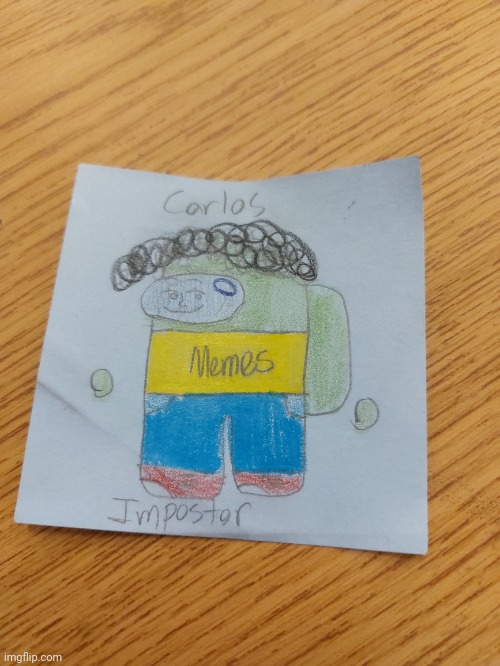 My friend made me sus lmao - Imgflip