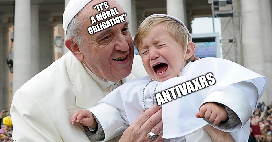 Pope sad child - Imgflip