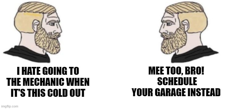 Two Chad Heads - Imgflip