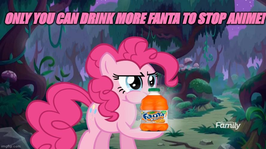 Drink fanta to stop the anime menace! - Imgflip