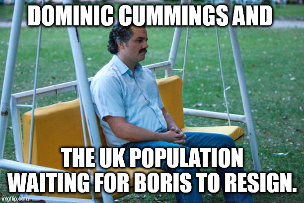 Pablo escobar waiting alone - Imgflip