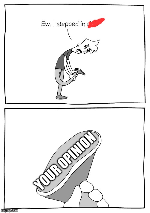 It’s a pretty bad opinion - Imgflip