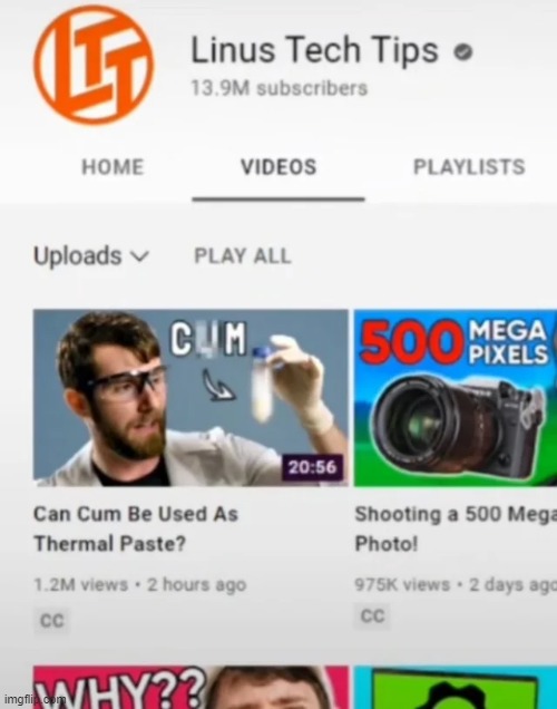 Linus sex tips - Imgflip