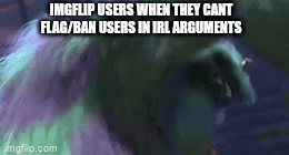 Scared Sully - Imgflip