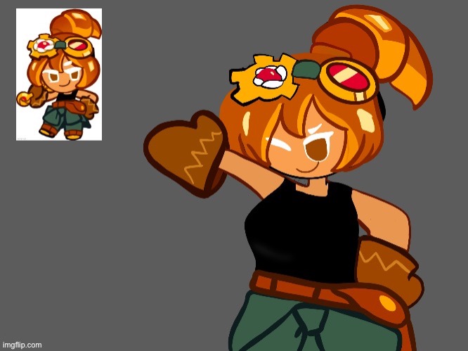 Cina did the drawed funny croissant woman (cinna) - Imgflip