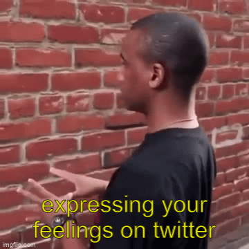 expressing your feelings on twitter - Imgflip
