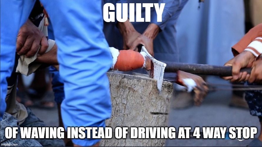 Image tagged in 4 way stop - Imgflip