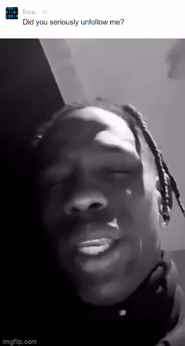 Travis Scott apologizing - Imgflip