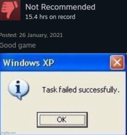 Image tagged in task failed successfully - Imgflip