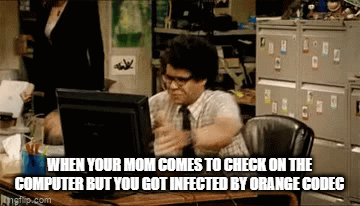 Orange Codec Useless laptop Meme - Imgflip