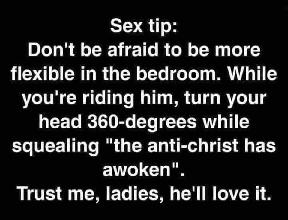Sex Tip Anti Christ Blank Template Imgflip