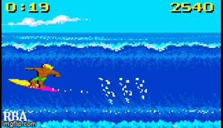 California Games (Surfing) Atari Lynx - Imgflip