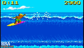 California Games (Surfing) 3540 pts. high score - Imgflip