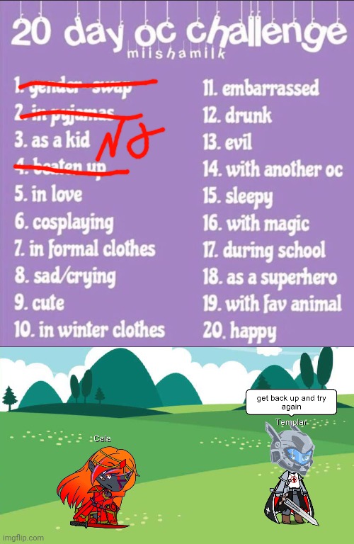 "No, He's not a bad person he's just a rough trainer" - Imgflip