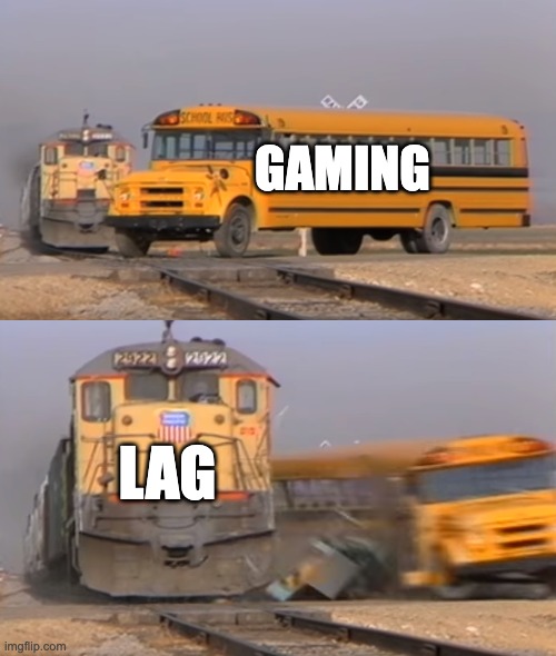 A train hitting a school bus - Imgflip