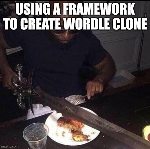 Cutting Food with Sword - Imgflip