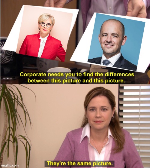 corporate wants you to find the difference - Imgflip