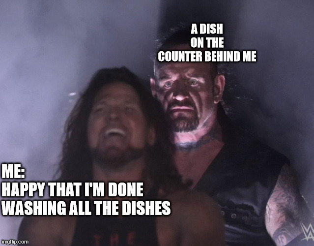 It ain't getting washed : r/adhdmeme