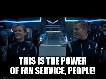 This is The Power of Fan Service People! - Imgflip