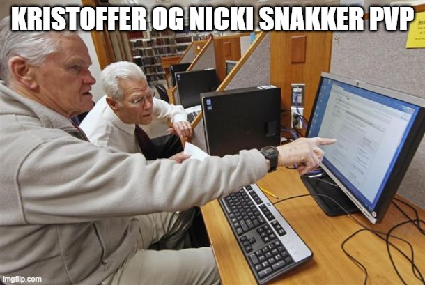 Old person on PC - Imgflip