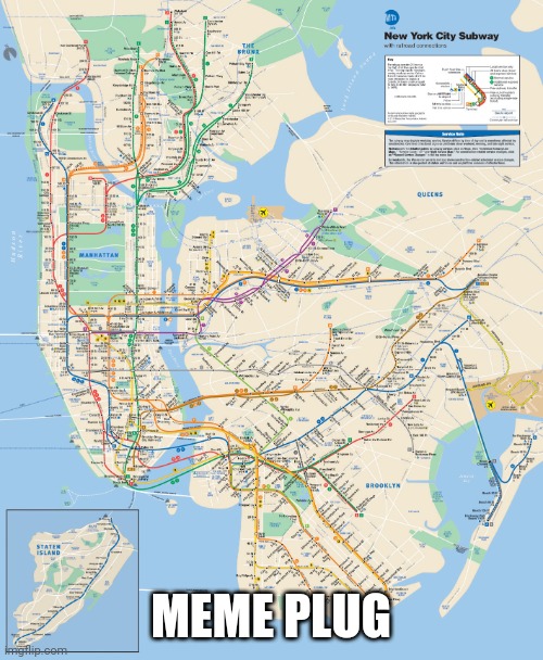 NYC MTA Subway Map - Imgflip