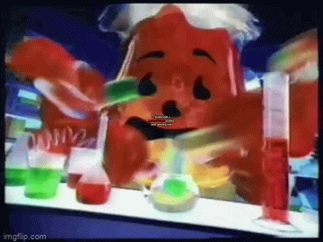 Kool Aid Man Is Fast Gif - Imgflip