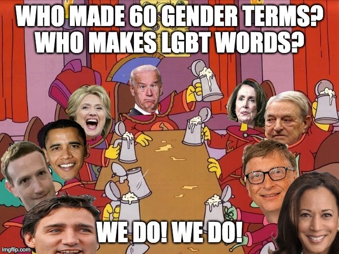 It's all newspeak nonsense invented by the liberal elite - Imgflip