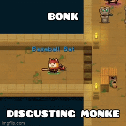 Bonk Disgusting Monke - Imgflip