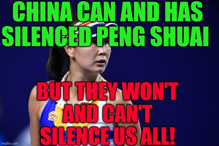 Free Peng Shuai - Imgflip