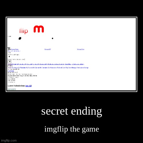 secret ending - Imgflip