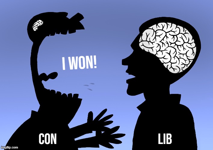 owned a lib NOT - Imgflip