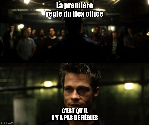 First rule of the Fight Club - Imgflip