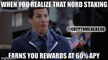 That's how juicy the reward of Nord Finance Staking - Imgflip
