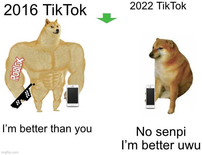 Buff Doge vs. Cheems Meme - Imgflip