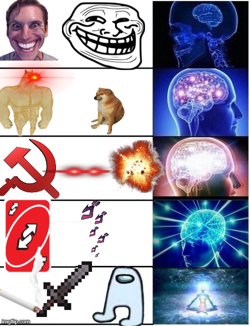 Expanding Brain 5 Panel - Imgflip