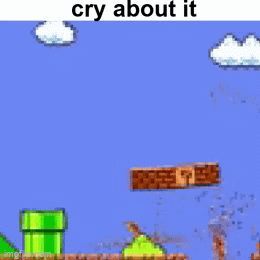 Mario Cry About It - Imgflip