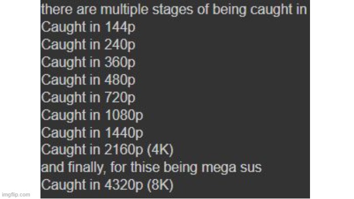 the stages of being caught in - Imgflip