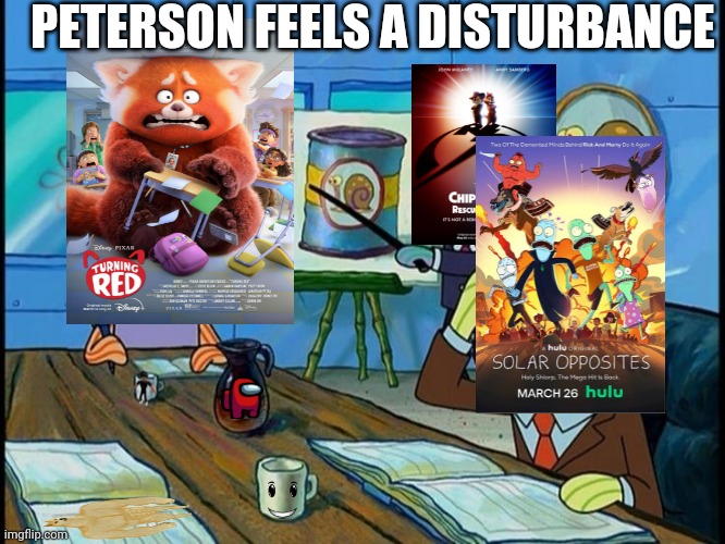 Peterson feels a disturbance - Imgflip