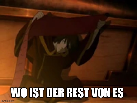 Zuko where is the rest of it - Imgflip