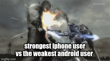 the ongoing phone battle - Imgflip