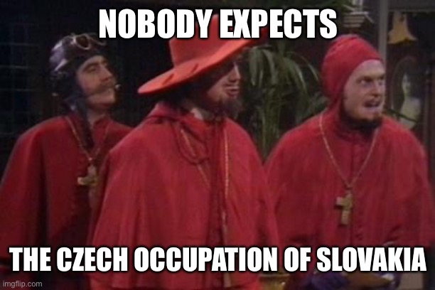 Nobody Expects the Spanish Inquisition Monty Python - Imgflip