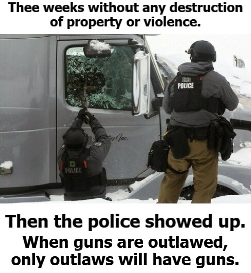 PROOF: When guns are outlawed, only outlaws will have guns. - Imgflip