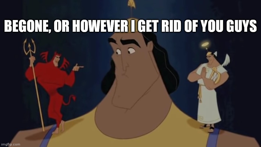 Kronk's Shoulder Angel/Devil - Imgflip