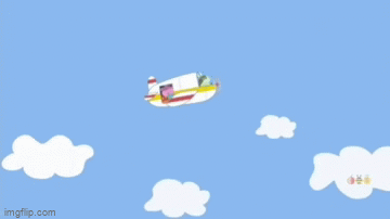 Daddy PIg falls out a plane - Imgflip
