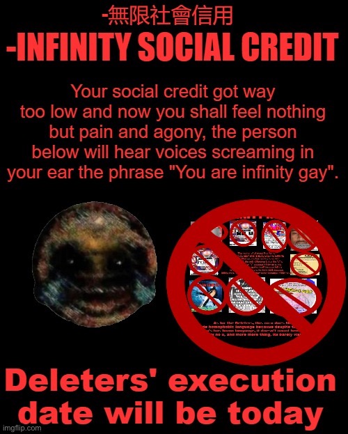 -Infinity Social Credit - Imgflip