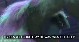 Scared Sully - Imgflip