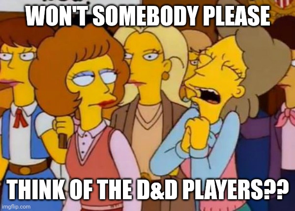 Think Of The Children, Simpsons - Imgflip