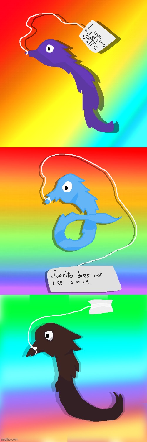 nonsensical worm-on-a-strings i drew - Imgflip