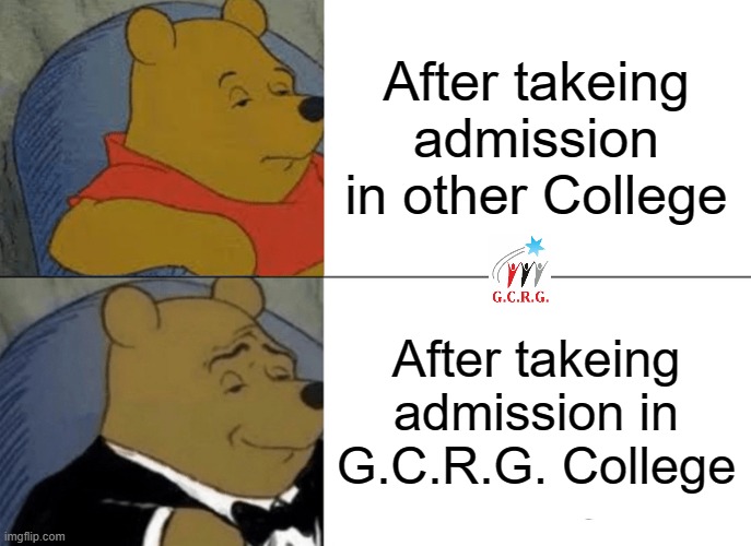 Admission in G.C.R.G. Group of College - Imgflip